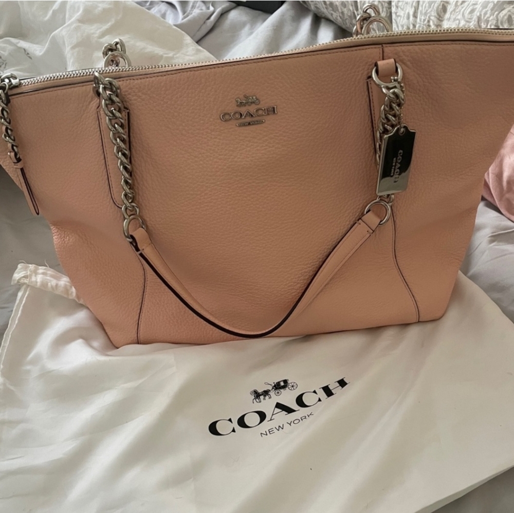 Coach Ava Chain Tote - Gem